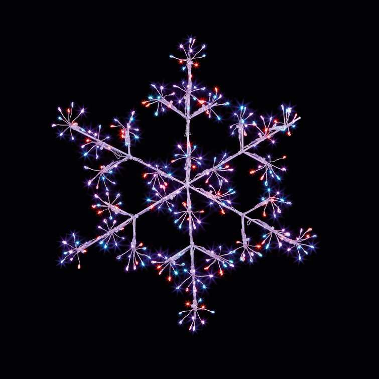 The Seasonal Aisle Cluster Led Snowflake Uk